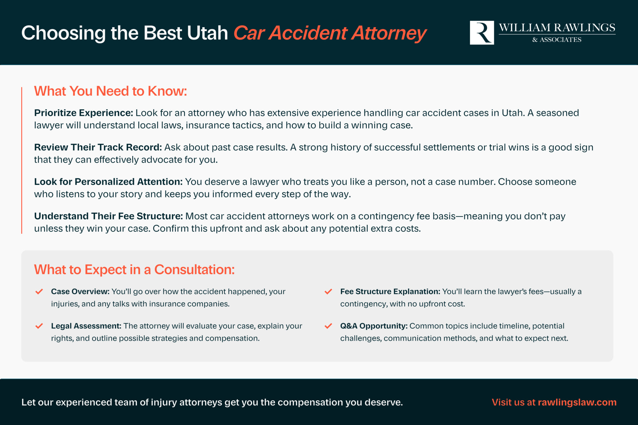 Choosing the Best Utah Car Accident Attorney